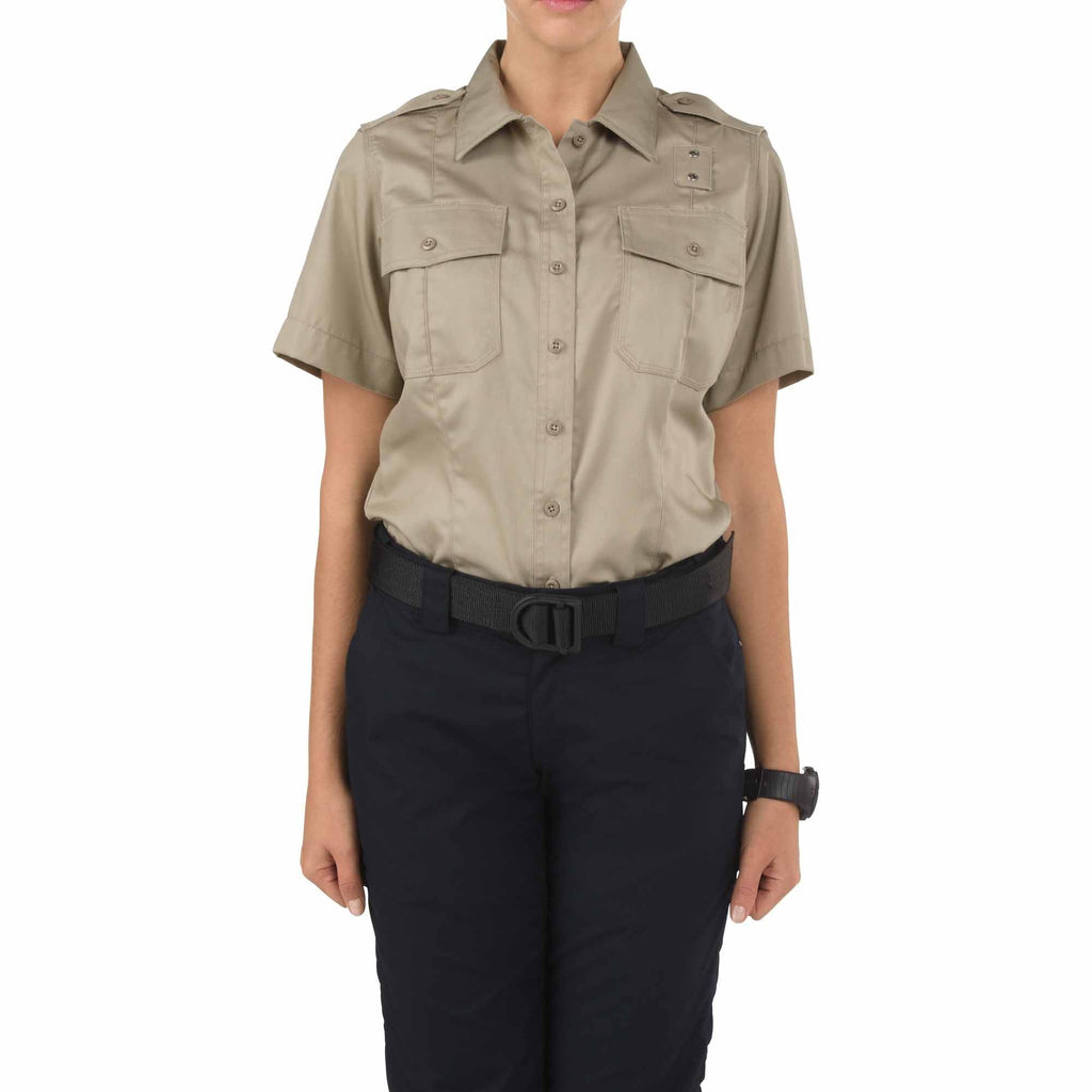 5.11 TACTICAL WOMENS PDU S/S CLASS-A TWILL SHIRT WHITE XS REGULAR – T ...